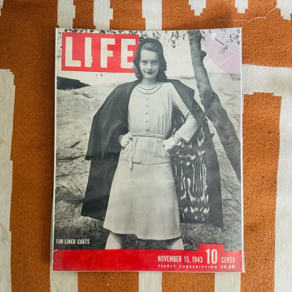 Art | 135 X 15 Vintage Life Magazine Cover Print | Poshmark